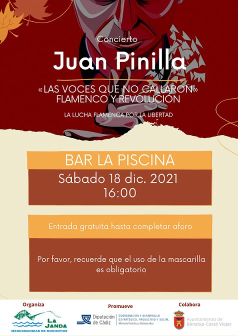 Concierto de Juan Pinilla ‘Las voces que no callaron. Flamenco y ...